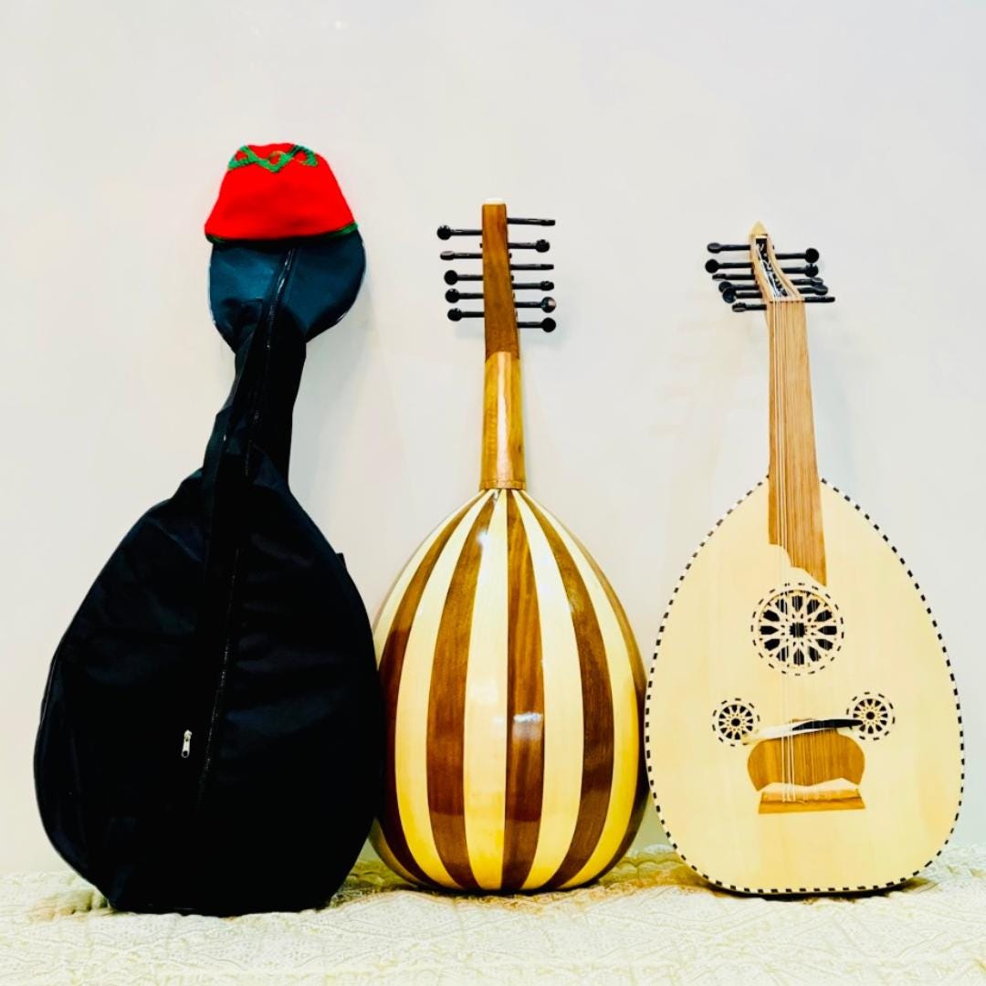 Large Oud Lute Music Instrument With 11-strings Tunes, Handmade ...