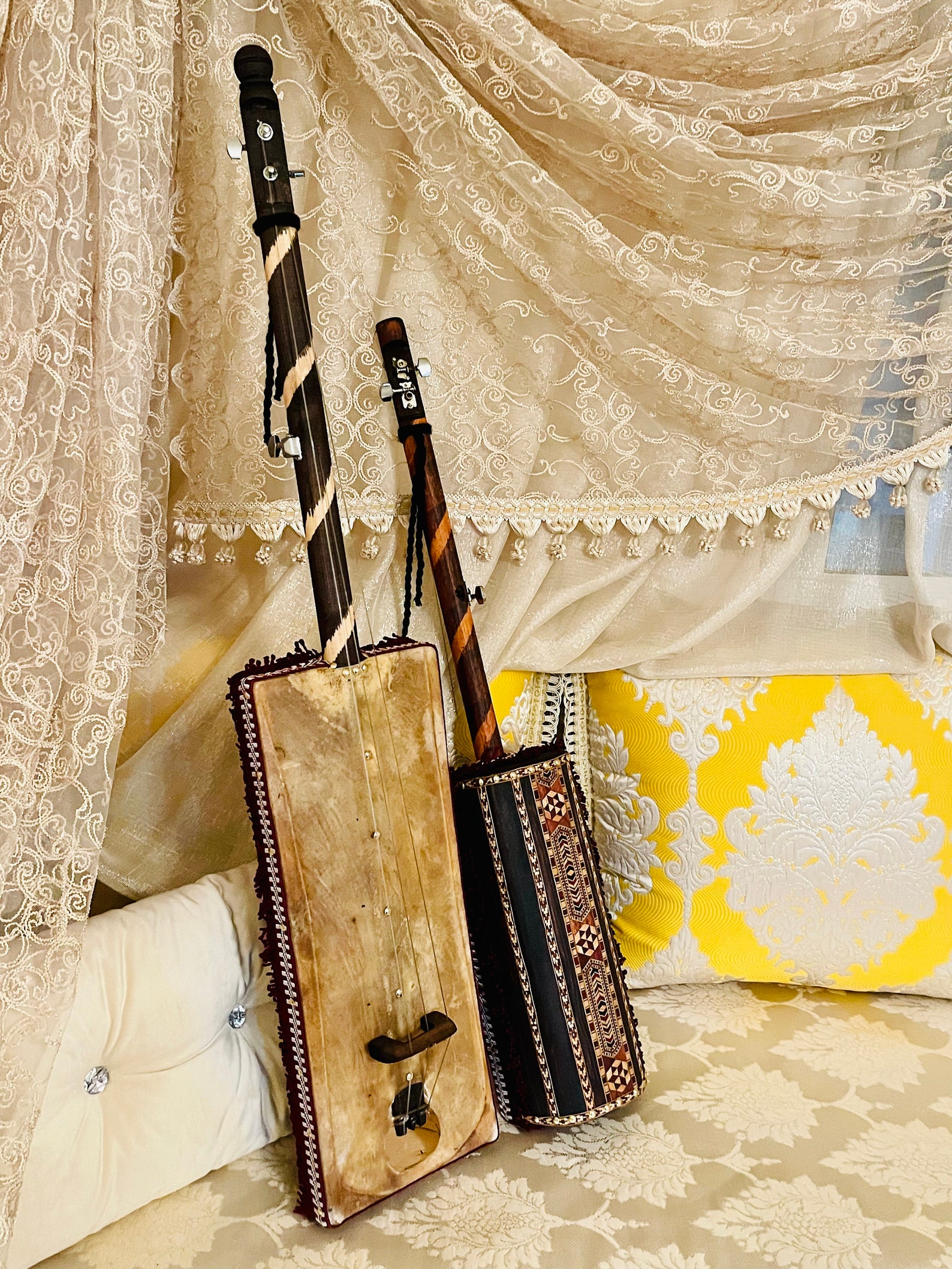 Moroccan Pro Gnawa Instrument, Gnawa Music, Handmade Guembri With Extra ...