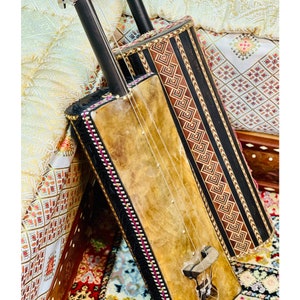 Large Professional Gnawa Instrument, Moroccan Art Guembri, Handmade ...