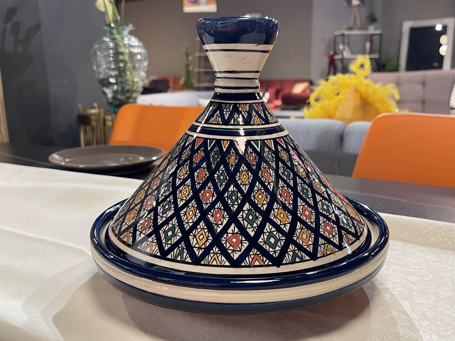 Moroccan Large Tagine Hand-painted Pottery Tajine Handmade | Etsy