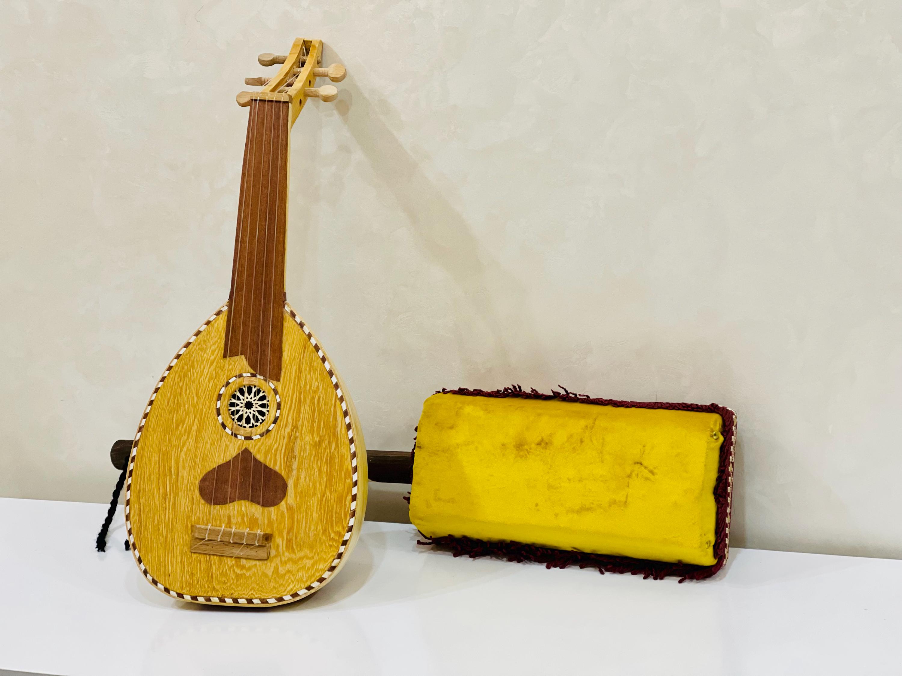 Set Consisting of Guembri and Oud, Moroccan Pro Gnawa Instrument ...