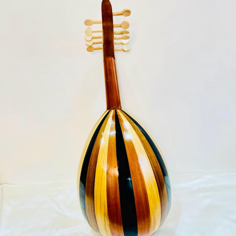 Large Oud Lute Music Instrument With 11-strings Tunes Plus Case ...
