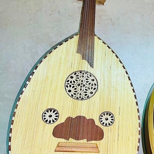 Large Lute Oud Musical Instrument, Handmade Lute Bag,11-strings Tunes ...
