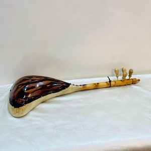 44' Large Moroccan Profesional Loutar With 4 Strings Melodies & Case ...