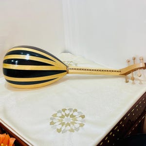 Lute Oud Music Instrument With 6-strings Tunes, Handmade Professional ...