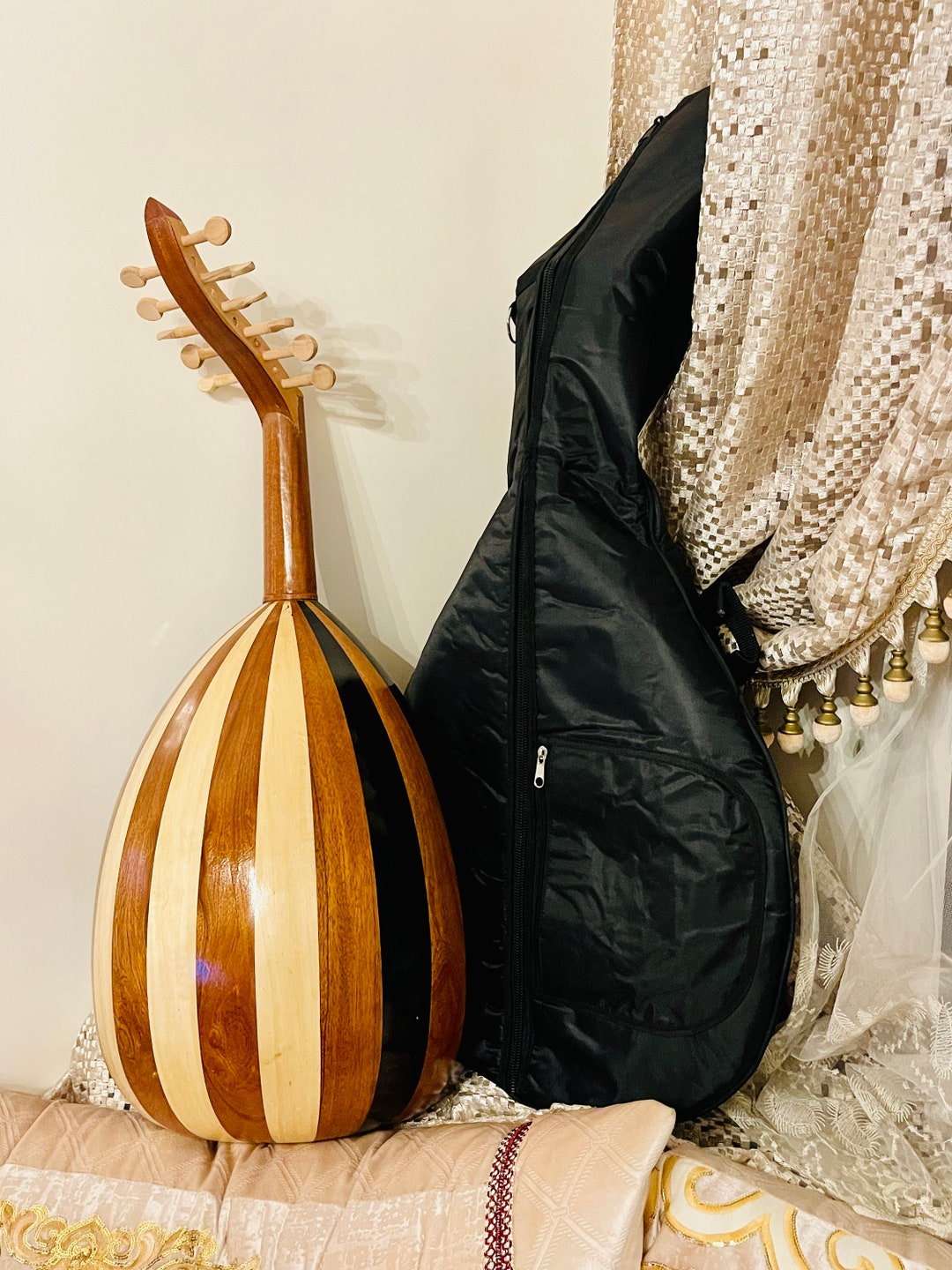 Large Oud Lute Music Instrument With 11-strings Tunes, Handmade ...