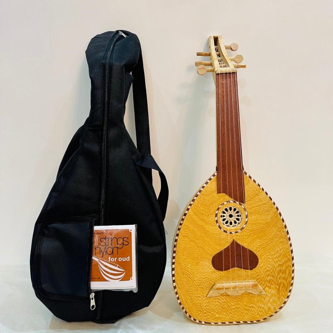 Small Lute Oud Musical Instruement With 5-strings Tunes, Handmade ...