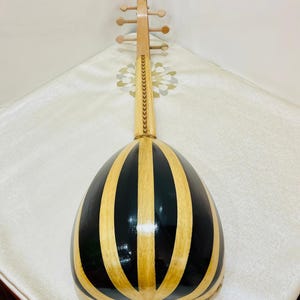 Lute Oud Music Instrument With 6-strings Tunes, Handmade Professional ...