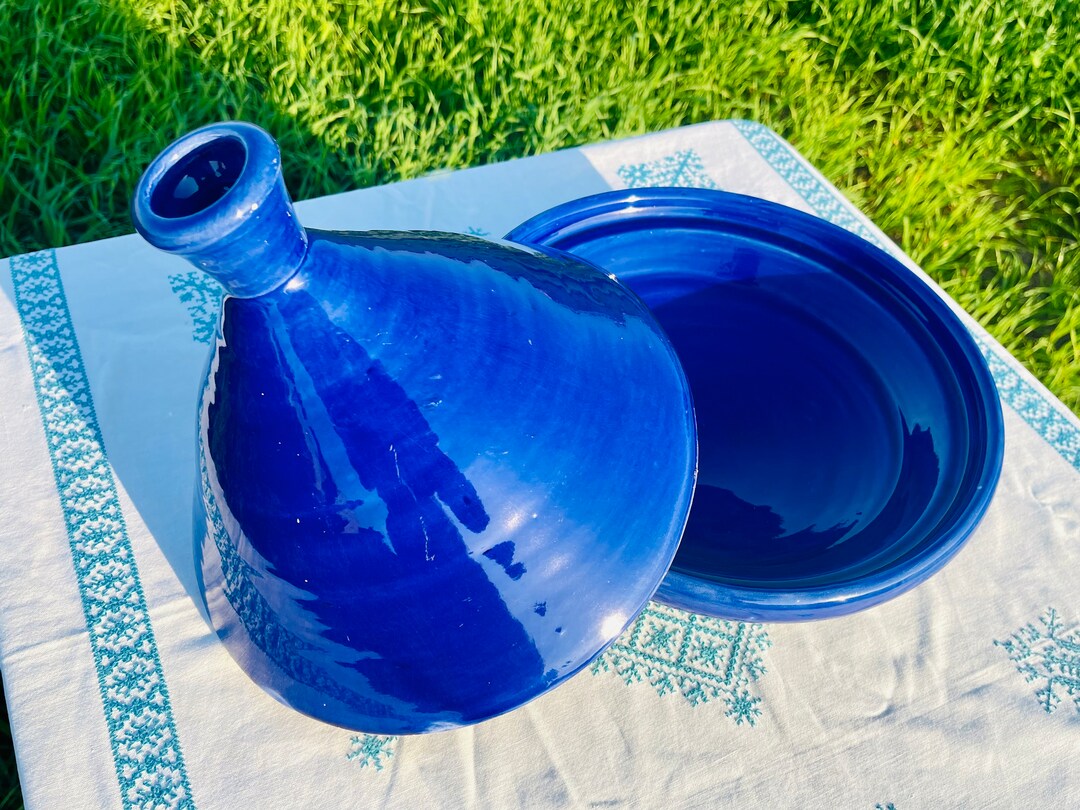 Moroccan Tagine, Hand-painted Pottery Tajine, Handmade Tagine for ...