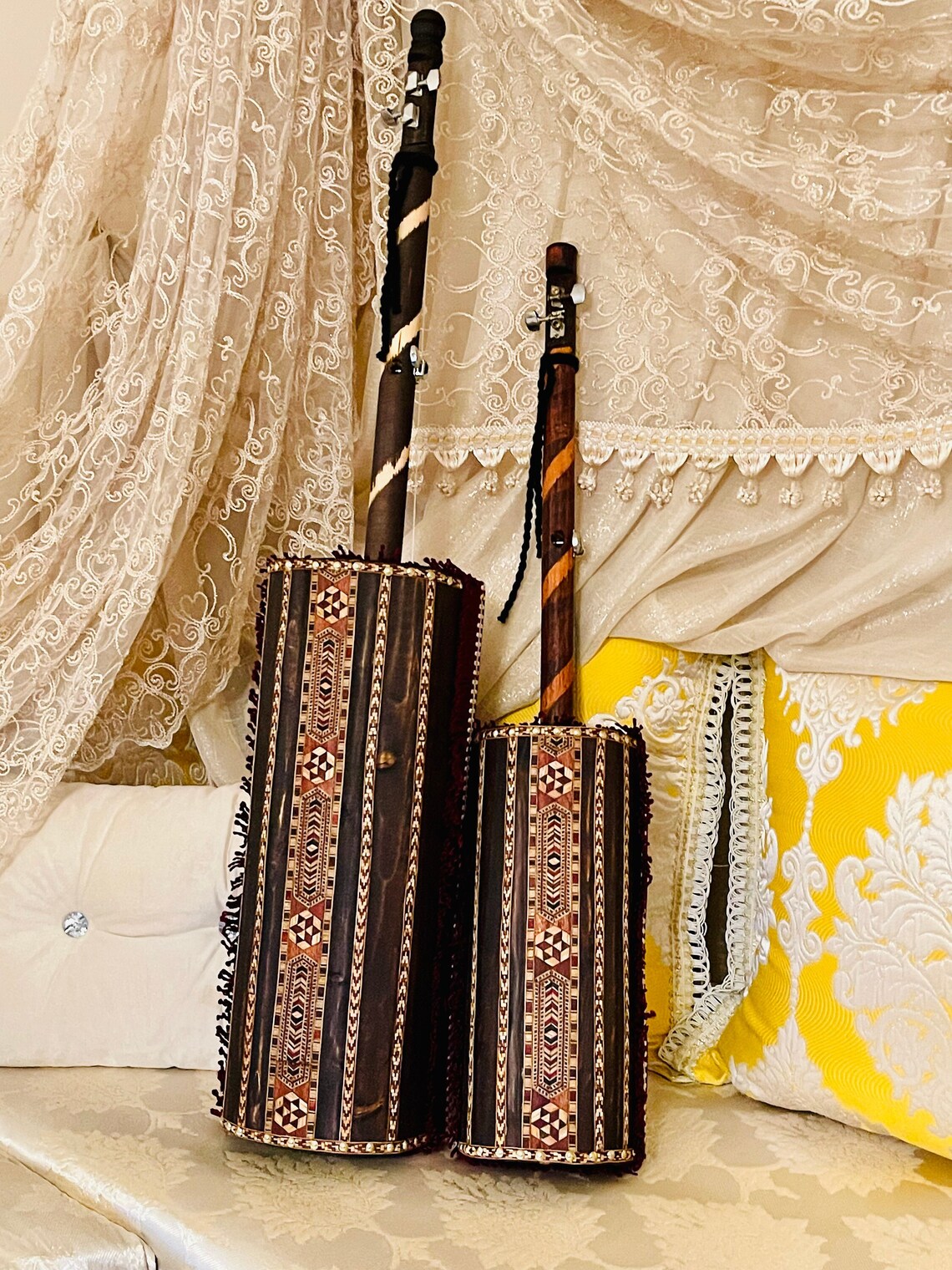 Moroccan Pro Gnawa Instrument, Gnawa Music, Handmade Guembri With Extra ...