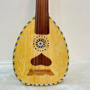 Medium Lute Oud Music Instruement With 5 Steel Strings Melodies ...
