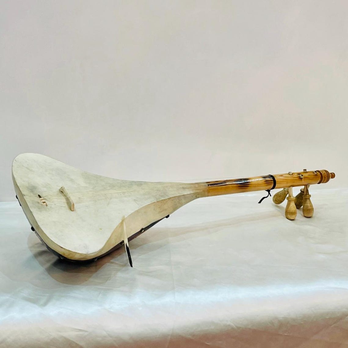 44' Large Moroccan Profesional Loutar With 4 Strings Melodies & Case ...