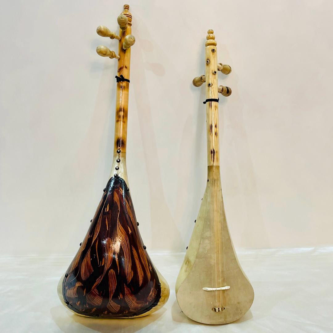 44' Large Moroccan Profesional Loutar With 4 Strings Melodies & Case ...