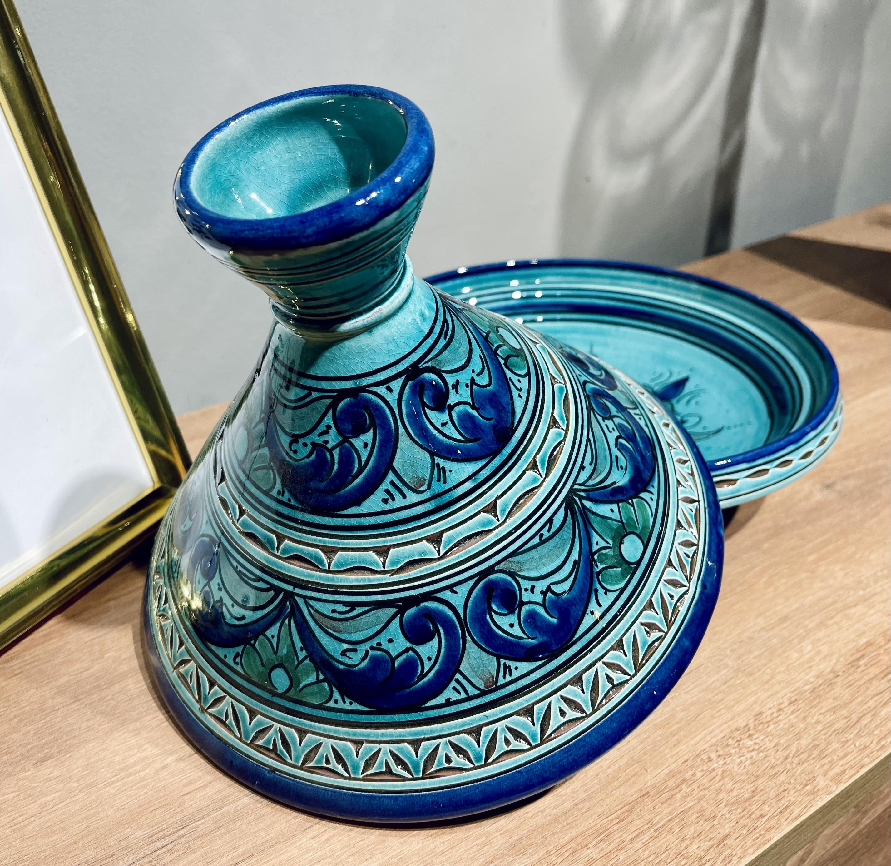 Moroccan Tagine Hand-painted Pottery Tajine Handmade Tajine - Etsy