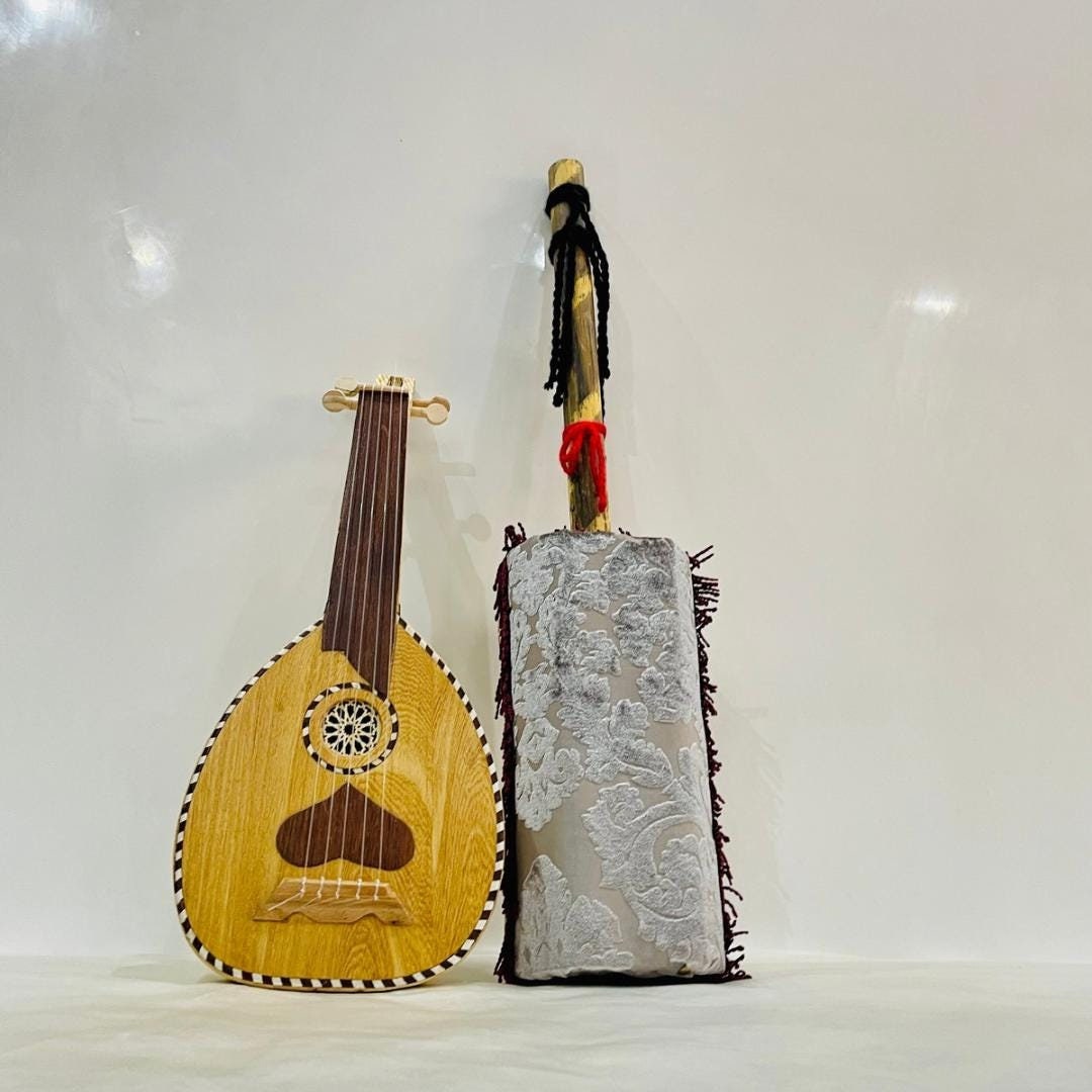Set Consisting of Guembri and Oud, Moroccan Pro Gnawa Instrument ...