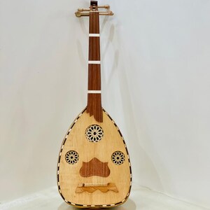 Lute Oud Music Instrument With 6-strings Tunes, Handmade Professional ...