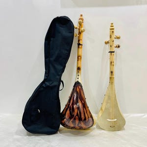 44' Large Moroccan Profesional Loutar With 4 Strings Melodies & Case ...