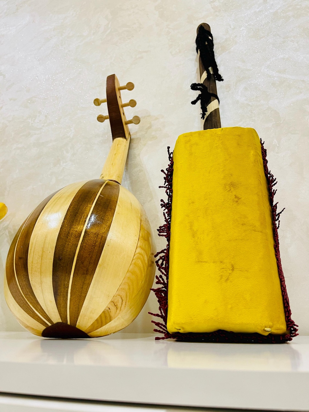 Set Consisting of Guembri and Oud, Moroccan Pro Gnawa Instrument ...