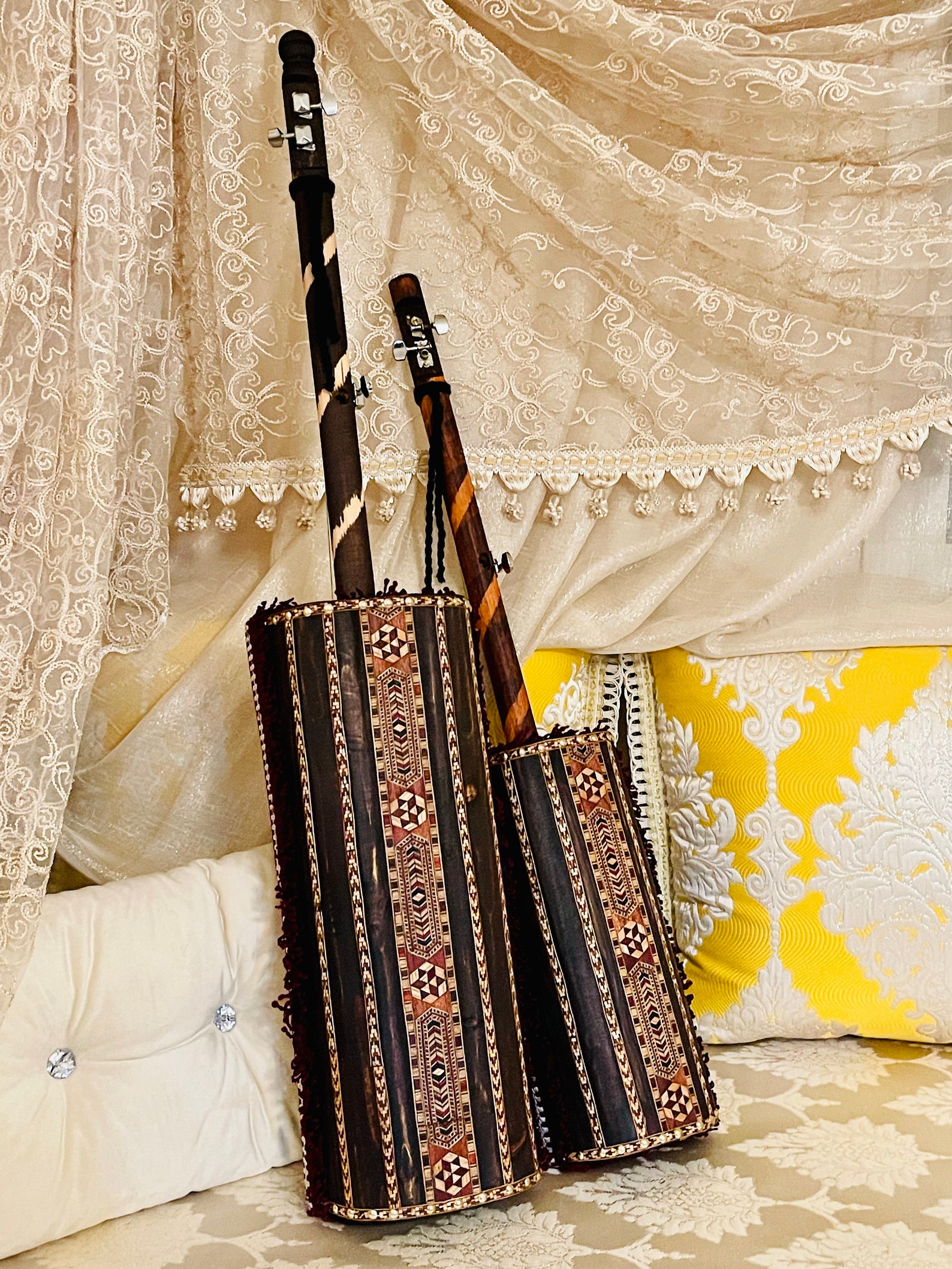 Moroccan Pro Gnawa Instrument, Gnawa Music, Handmade Guembri With Extra ...