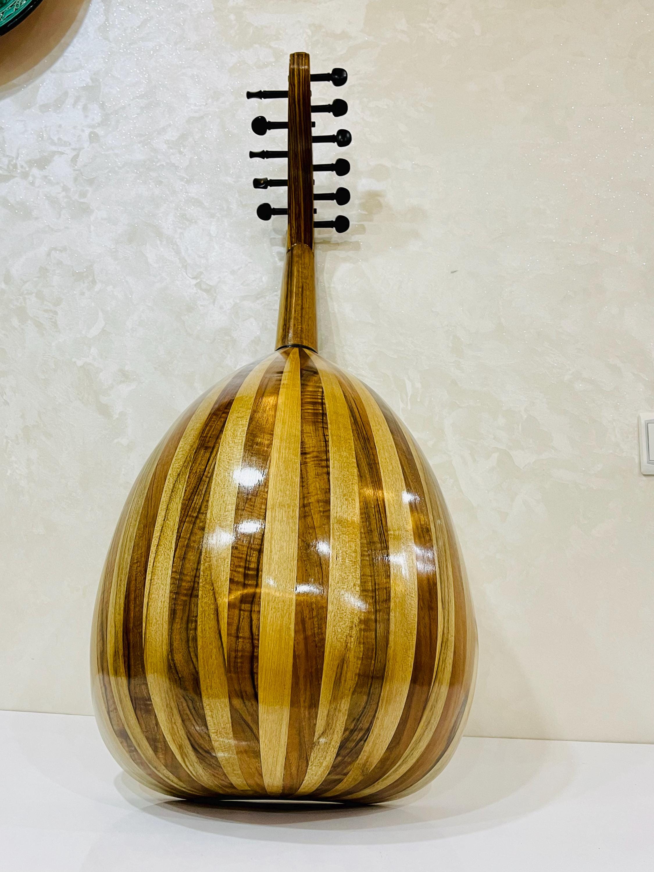 Masterpiece Large Handmade Arabic Oud Lute 11 Strings – Professional ...