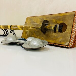 Set Consisting of Guembri and Qraqeb, Moroccan Pro Gnawa Instrument ...