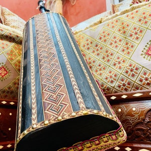 Large Professional Gnawa Instrument, Moroccan Art Guembri, Handmade ...