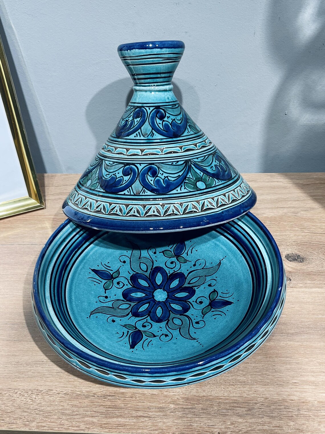 Moroccan Tagine Hand-painted Pottery Tajine Handmade Tajine - Etsy