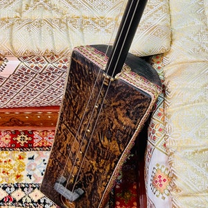 Large Professional Gnawa Instrument, Moroccan Art Guembri, Handmade ...