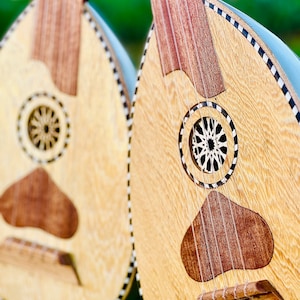 Premium Quality Lute Oud Music Instrument With 5 Strings Melodies Plus ...
