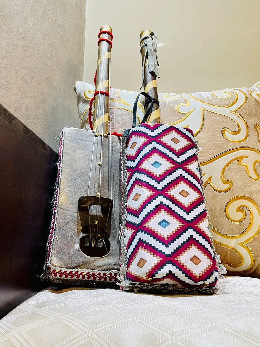 Moroccan Pro Gnawa Instrument, Gnawa Music, Handmade Guembri With Extra ...