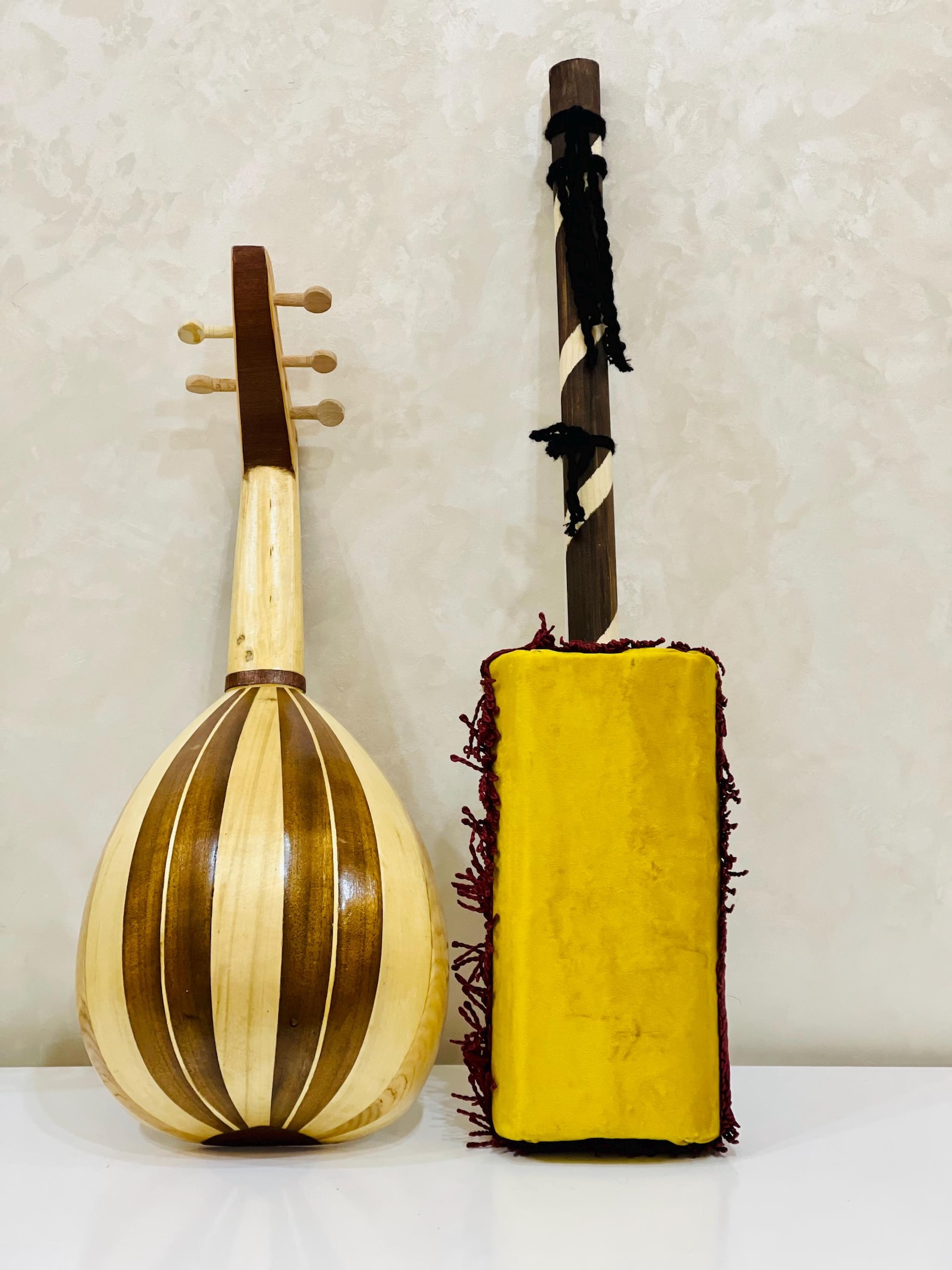 Set Consisting of Guembri and Oud, Moroccan Pro Gnawa Instrument ...