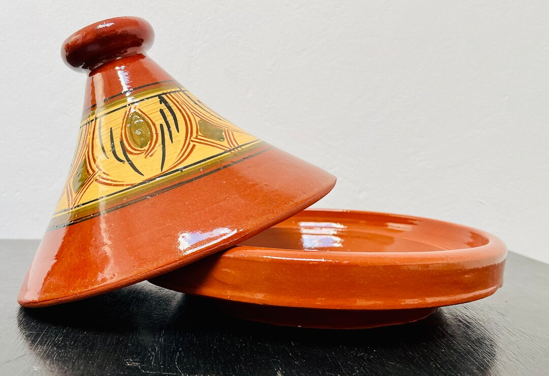 11"moroccan Tagine for Cooking, Clay Cooking Pot, Handmade and Hand ...