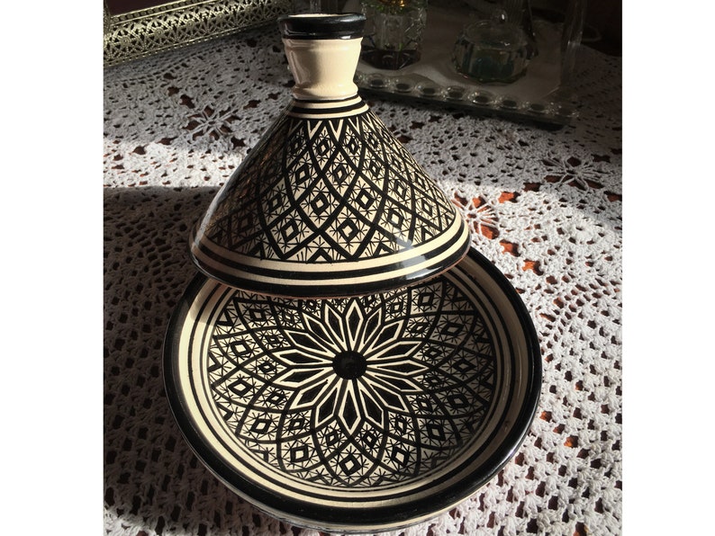 Handmade Moroccan Ceramic Tagine, Hand-painted Tajine Pot - Etsy