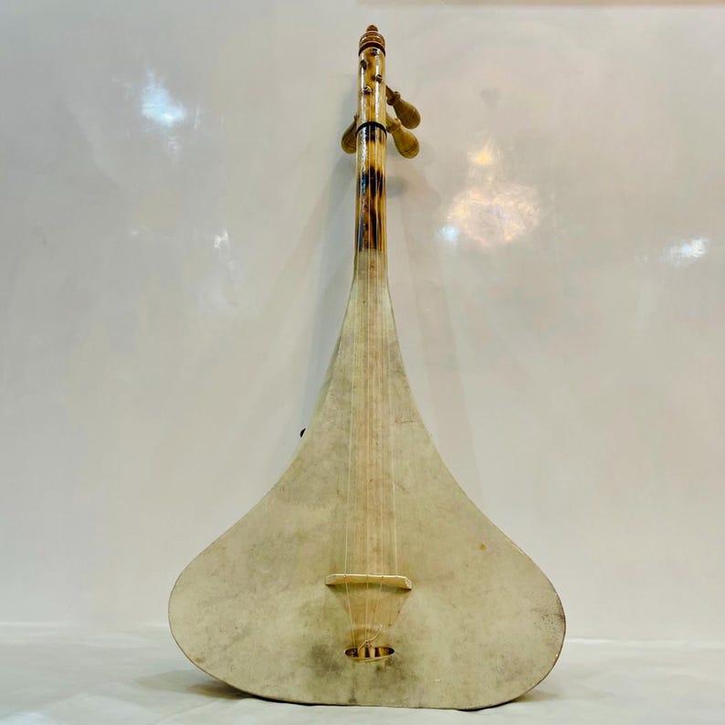 44' Large Moroccan Profesional Loutar With 4 Strings Melodies & Case ...