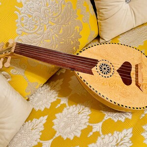 Premium Quality Lute Oud Music Instrument With 5 Strings Melodies Plus ...