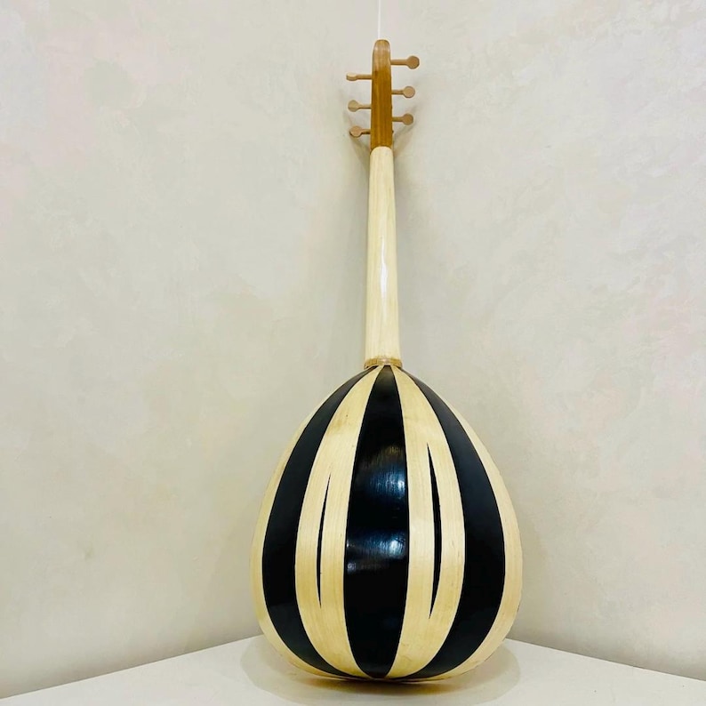 Large Lute Oud Music Instrument With 6-strings Tunes, Handmade ...