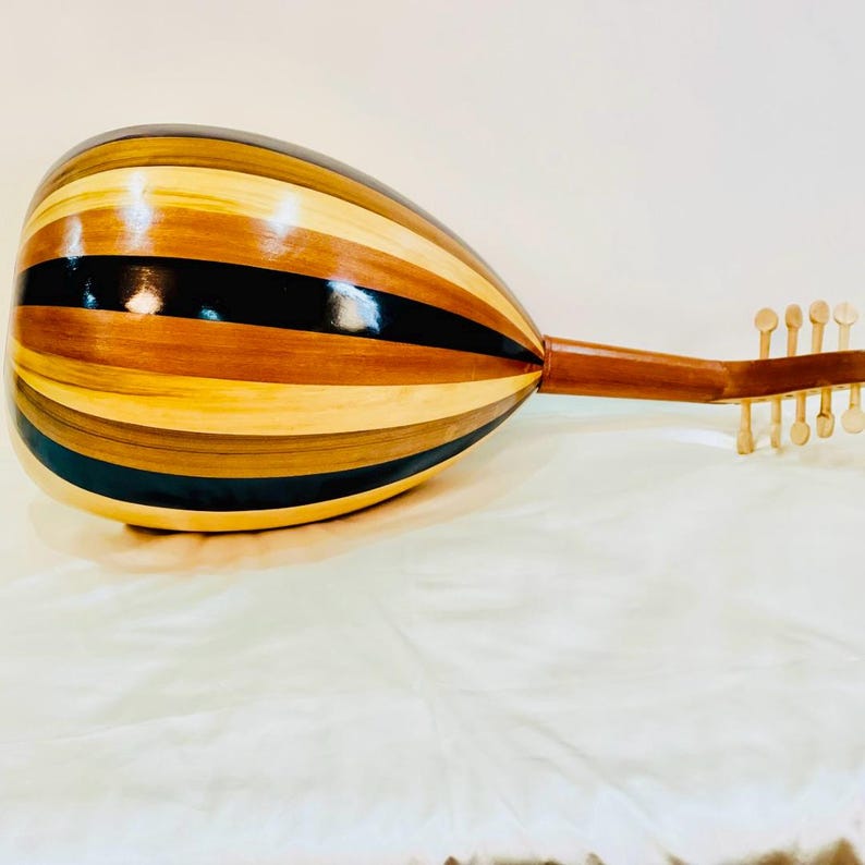 Large Oud Lute Music Instrument With 11-strings Tunes Plus Case ...