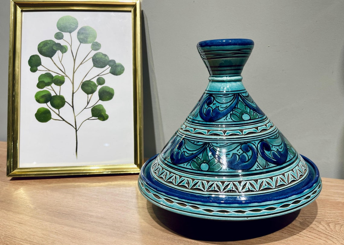 Moroccan Tagine Hand-painted Pottery Tajine Handmade Tajine - Etsy