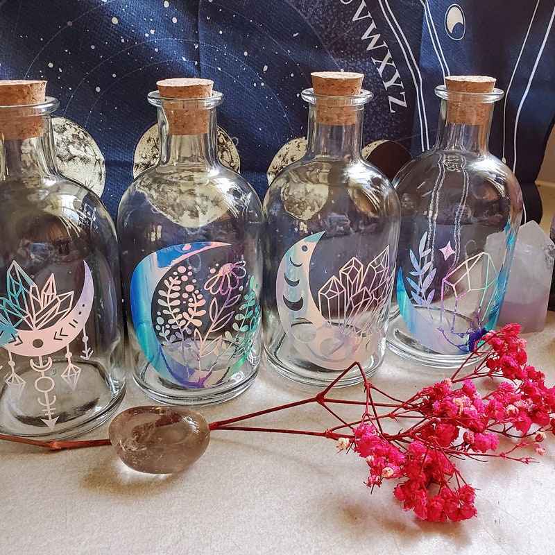 Moon Shaped Bottles - Etsy