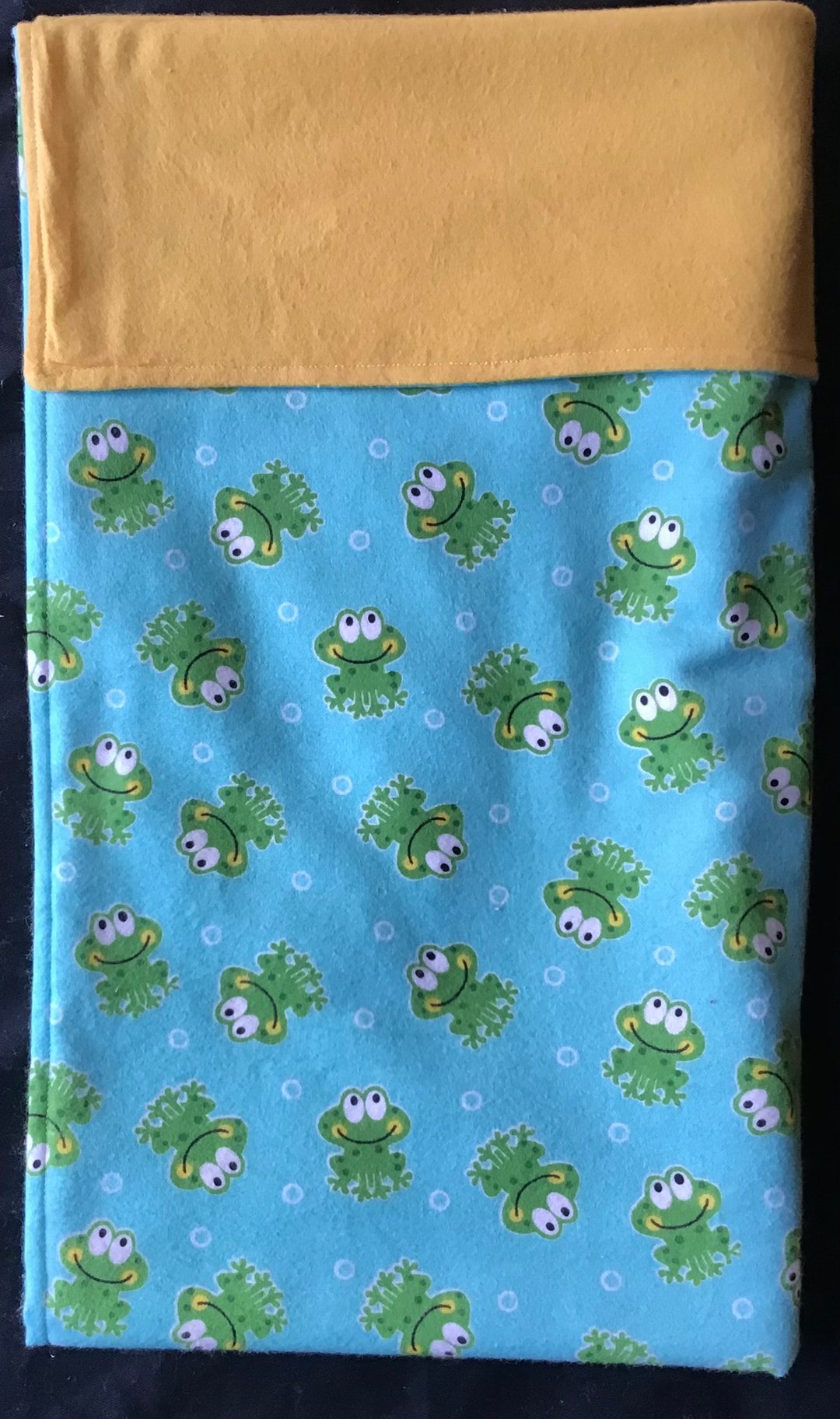 Baby Blanket, Bunny Rug Frogs Yellow - Etsy