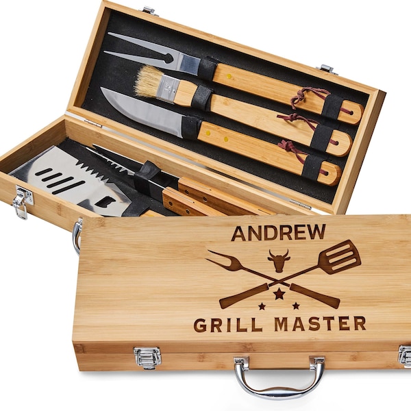 Personalized Bbq Set - Etsy