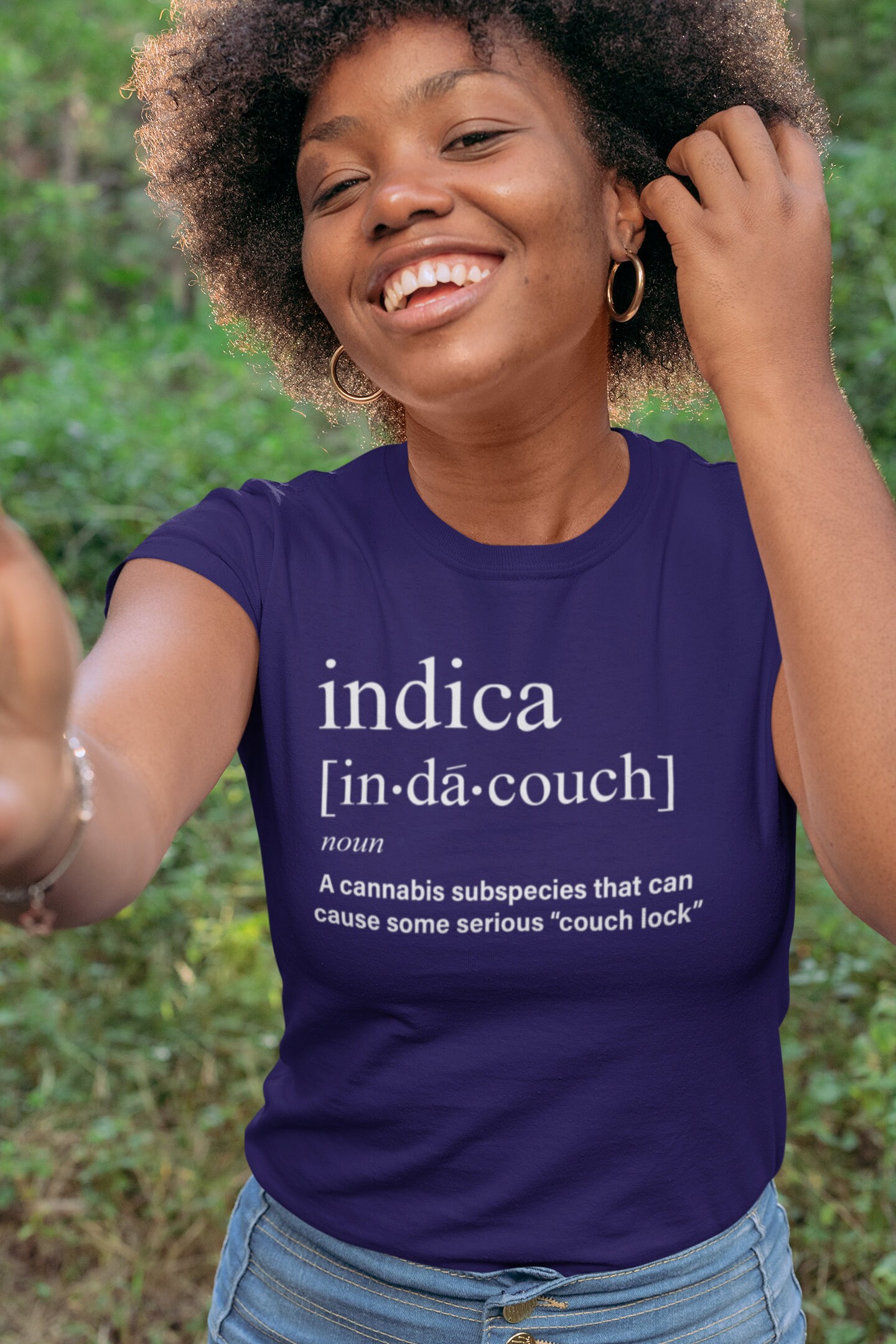 Indica Definition Shirt In da couch weed shirt | Etsy
