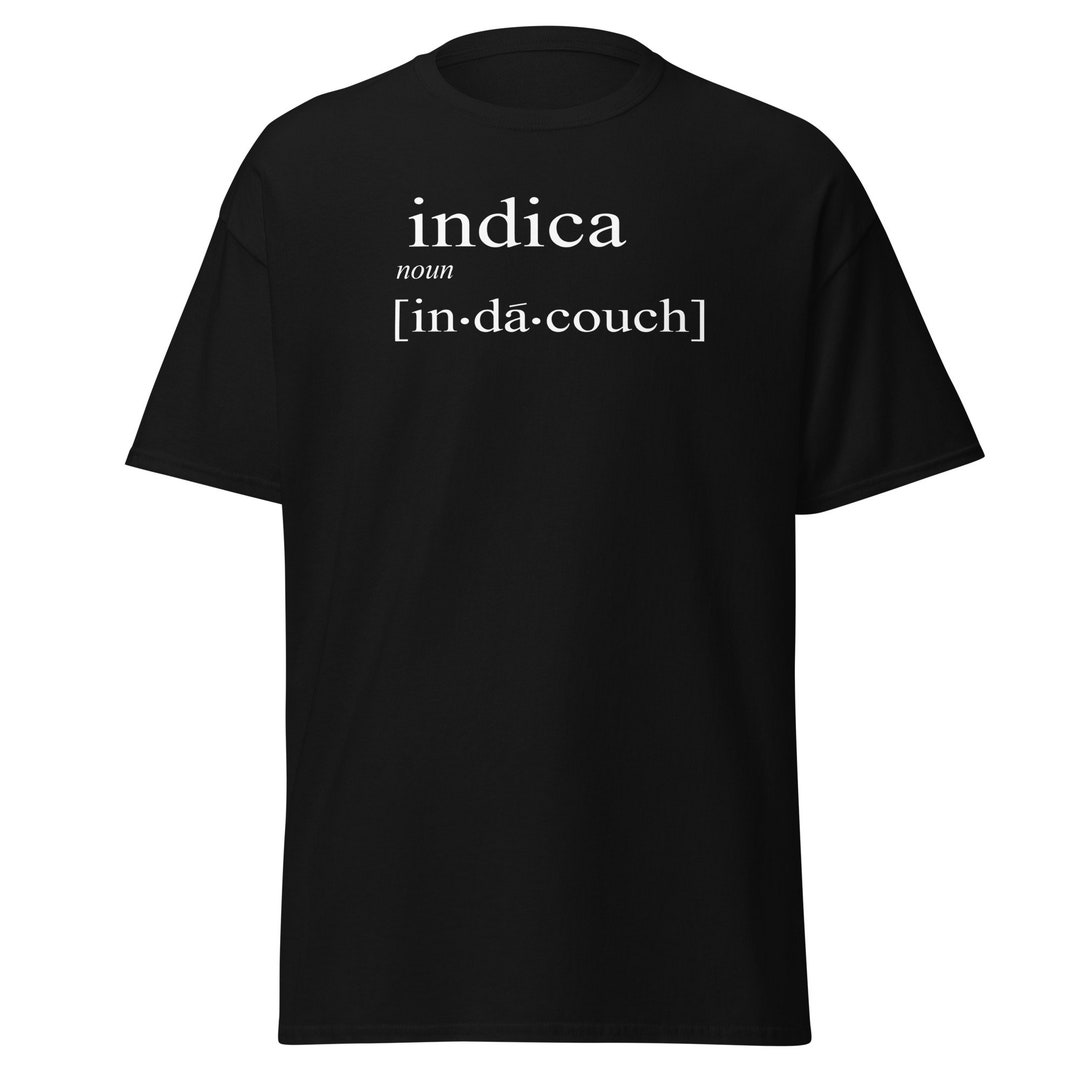 Indica Definition Tee (white Print) in Da Couch - Etsy