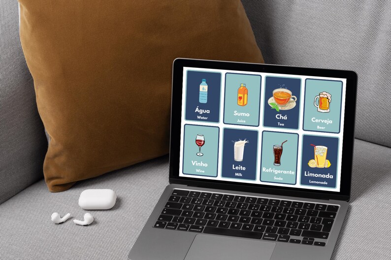 Portuguese Food Vocabulary Flashcards – Foods and Drinks | Learn ...