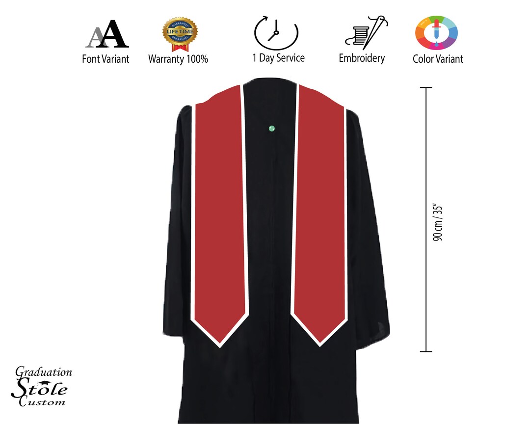 Blank Graduation Stole - Etsy