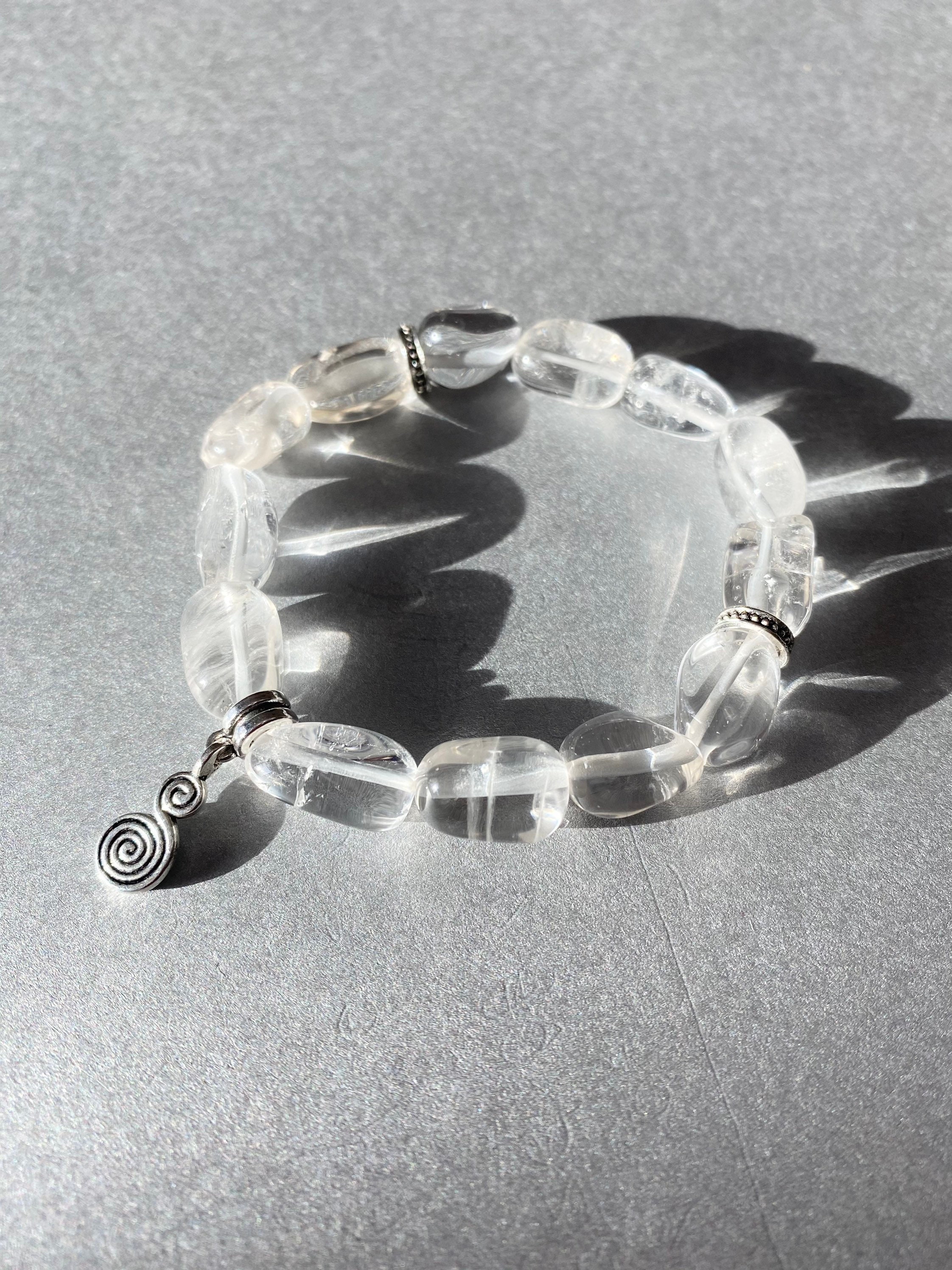 Natural Stone / Crystal Bracelet | Etsy