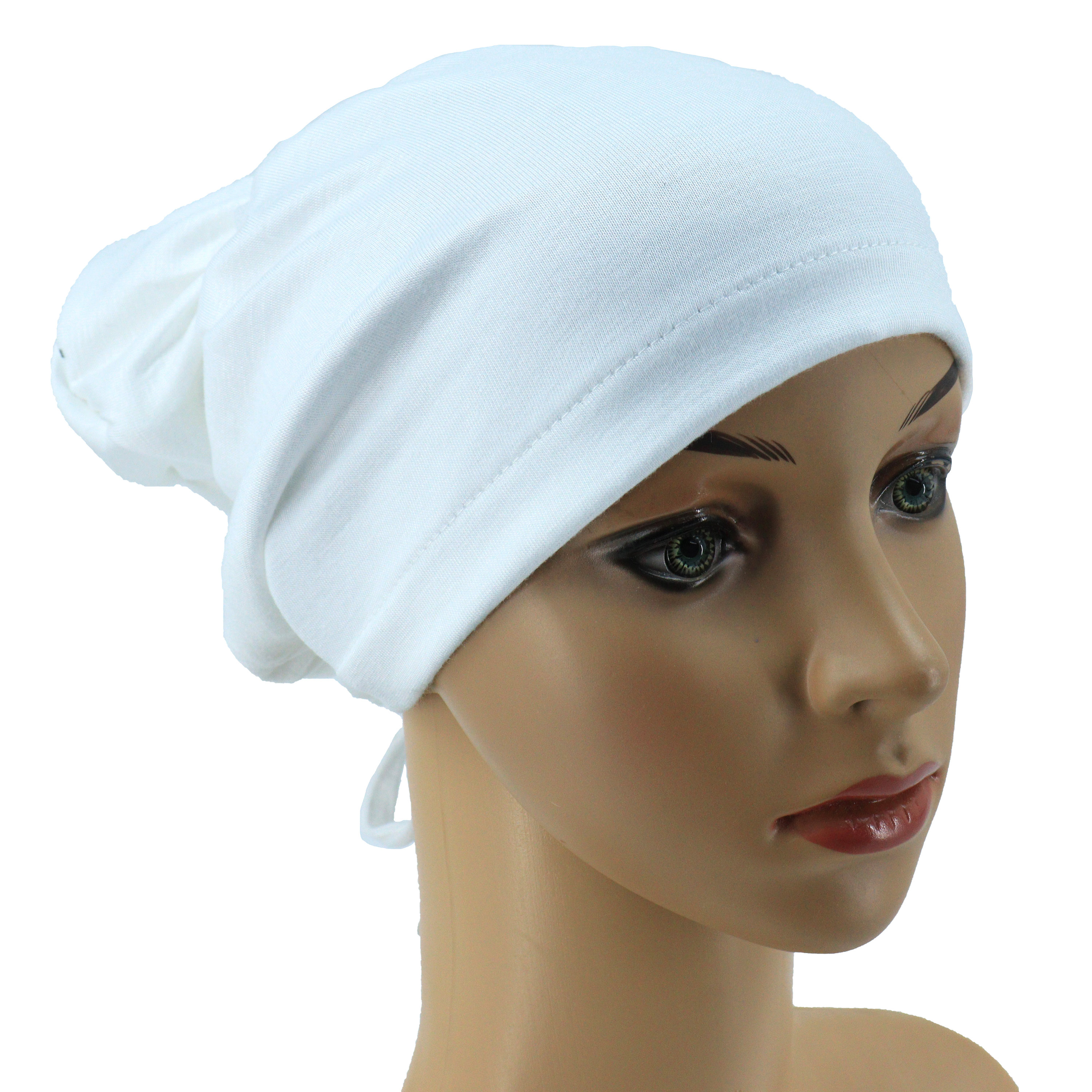 Satin-silk Lined Underscarf With Tie Satin Undercap Hijab - Etsy UK