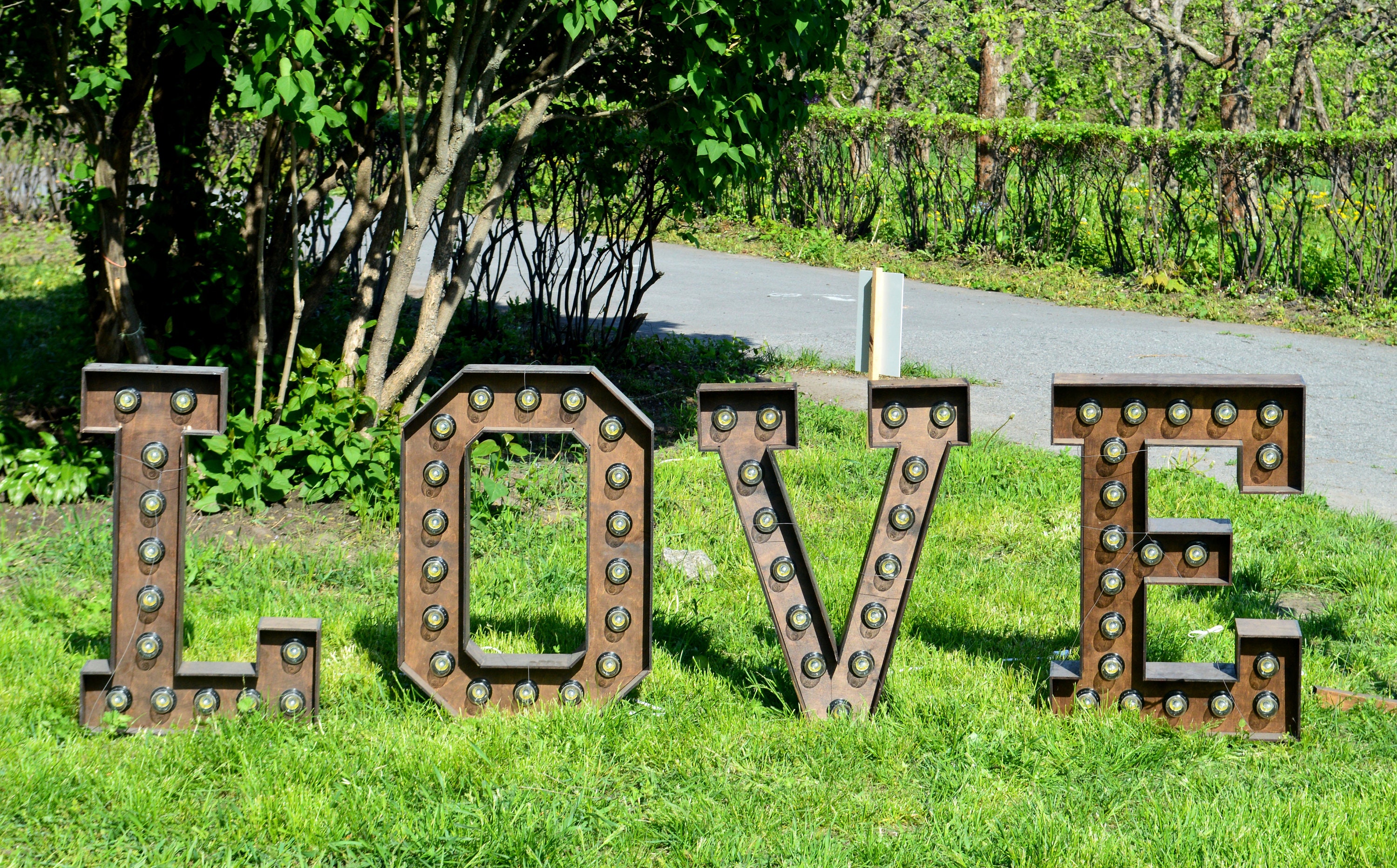 Large Love Sign, Giant Love Sign, 3ft, 4ft, and 5ft Letters, Large ...