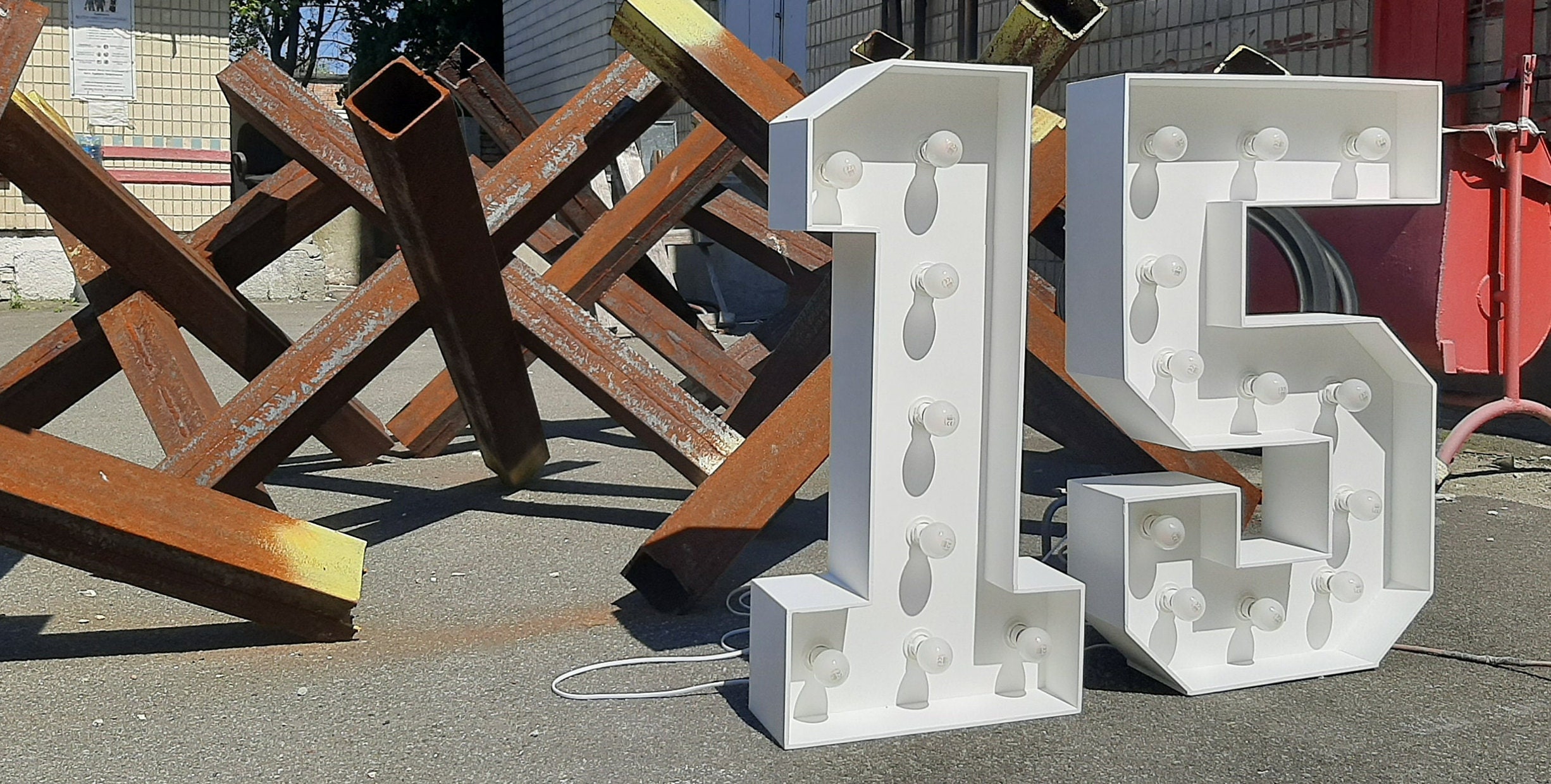 Giant Numbers With Lights, 13 Birthday Party Light up Numbers, Large ...