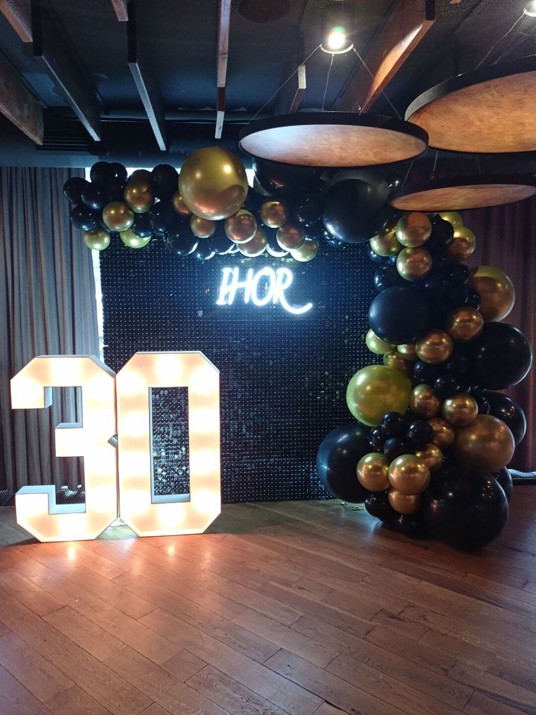 Large Numbers With Light Bulbs, Numbers for Birthday, Anniversary ...